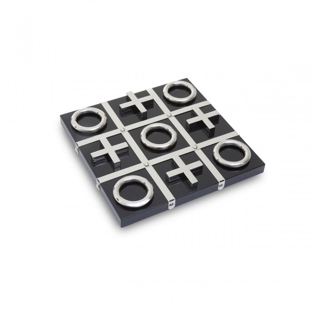 Clanbay Flos Black And Silver Tic Tac Toe Game – ideas4lighting