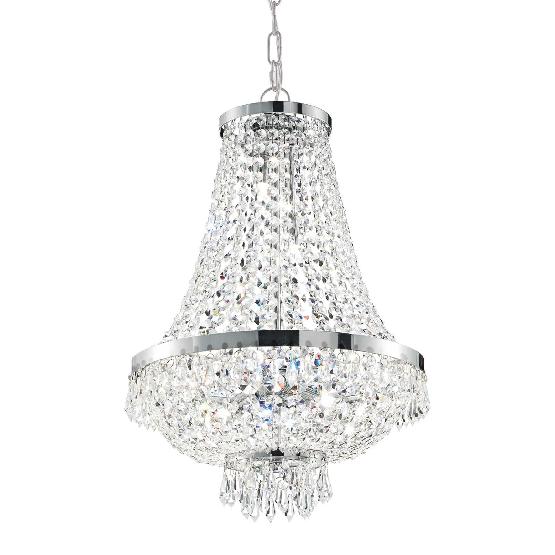 ideas4lighting Caesar 12 Bulb Pendant Light Gold by Ideal Lux