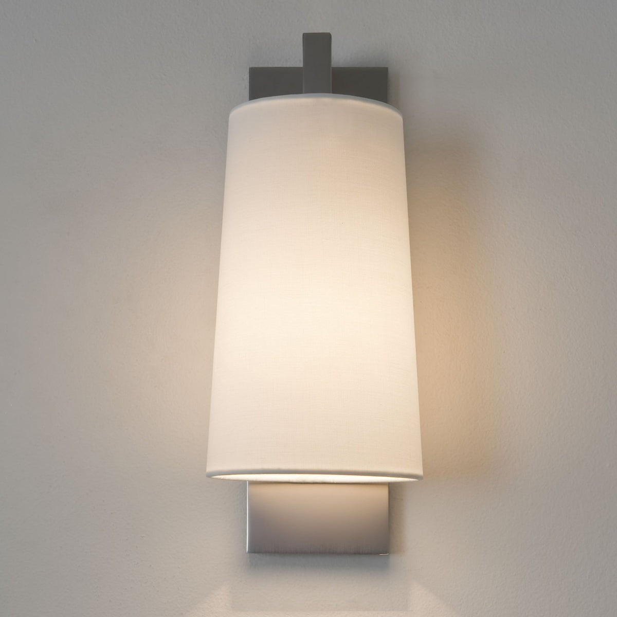 ideas4lighting Lago Matt Nickel Wall Light Fixture Downlight No Shade ...