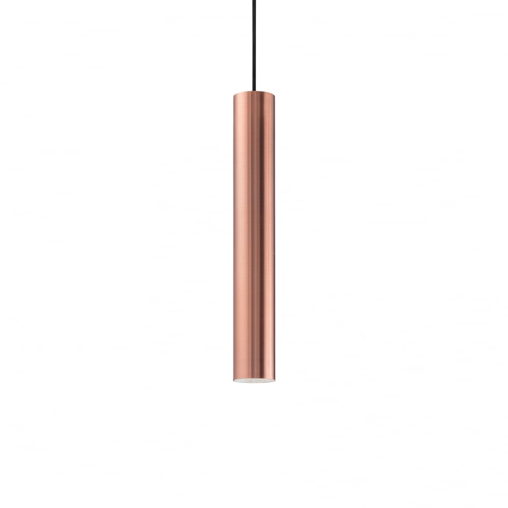 ideas4lighting Look Copper Tubular Bar Spotlight, GU10 by Ideal Lux