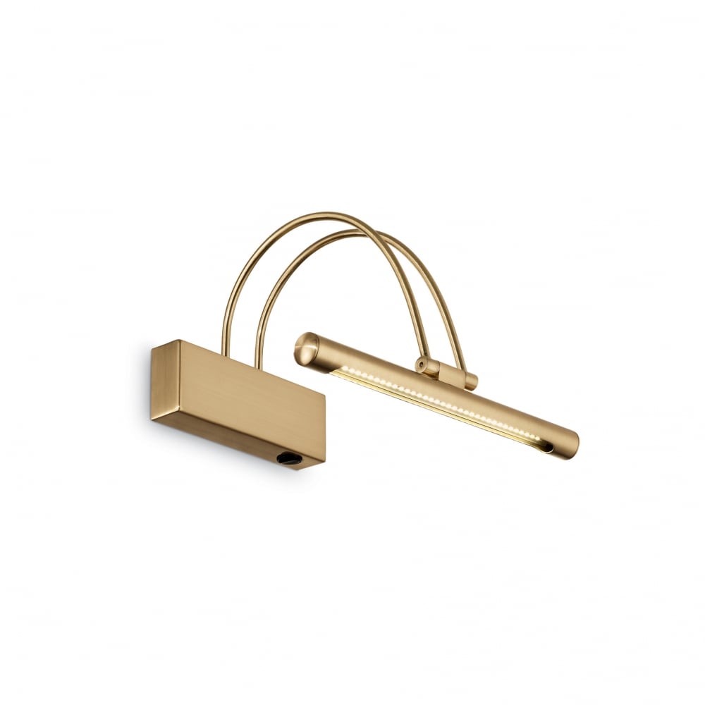 ideas4lighting Bow 5W LED Ottone Satinato LED Picture Light, 23cm by ...