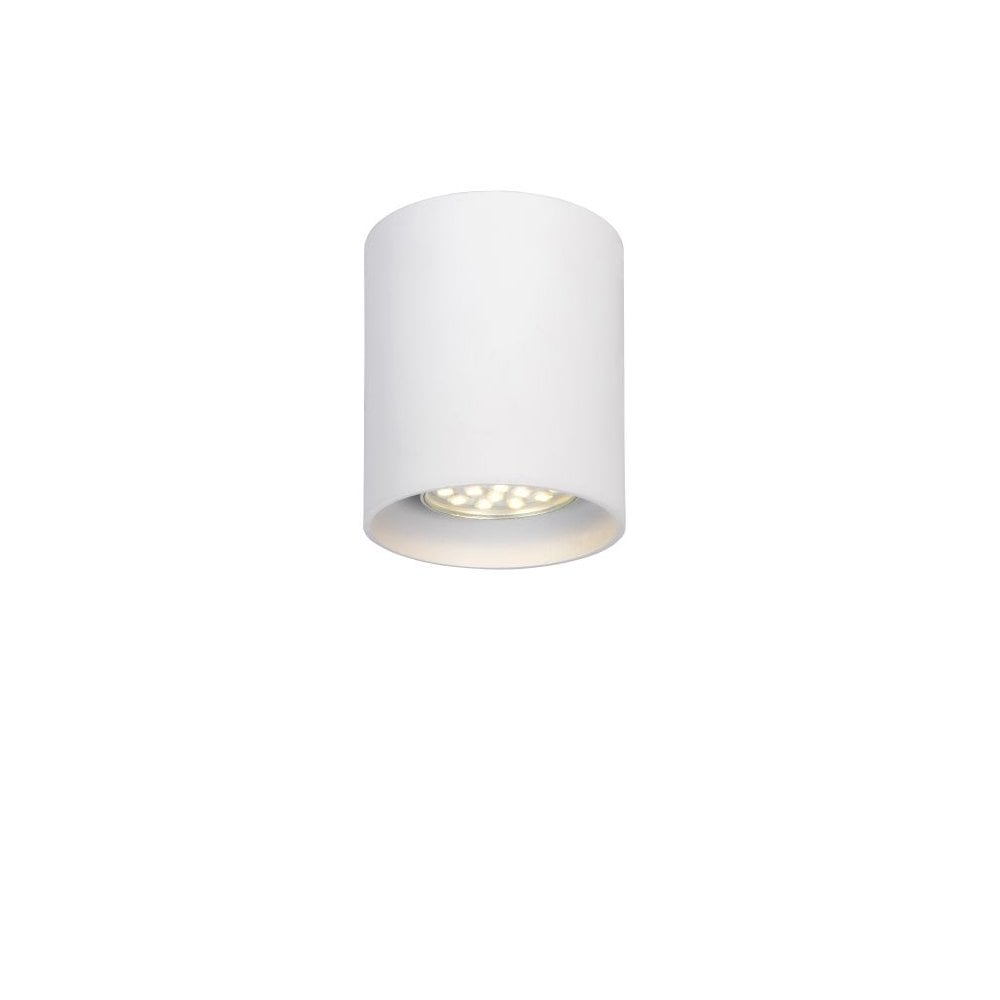 ideas4lighting Bodi Modern Cylinder Aluminum White Ceiling Spot Light ...