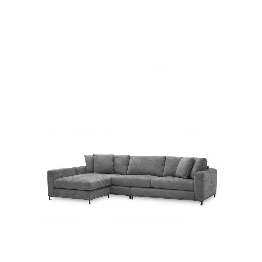 ideas4lighting Sofa Feraud Lounge, Clarck Sand, Black Legs by Eichholtz