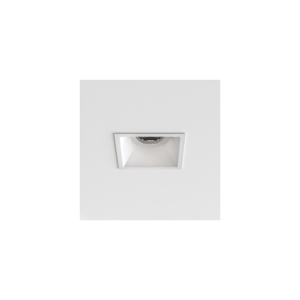 ideas4lighting Minima Slimline Square Fixed Fire-Rated IP65 Matt White ...
