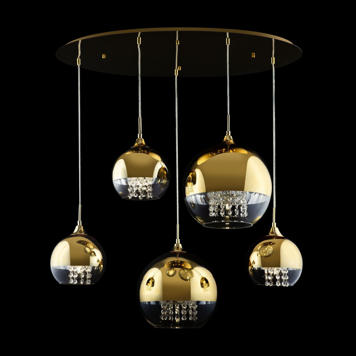 ideas4lighting Pendant Fermi Gold Pendant Lamp by Maytoni