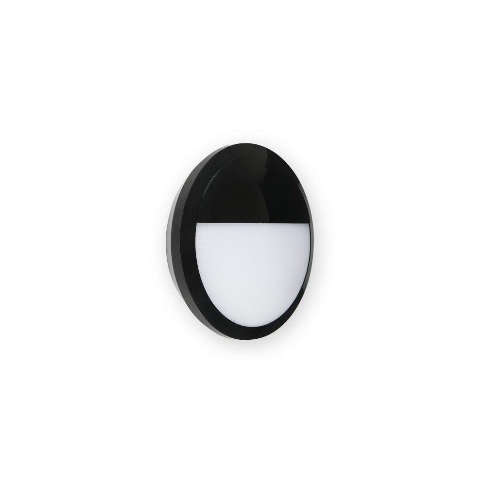ideas4lighting WL95 Eyelid Style Black Bulkhead Fascia by Collingwood
