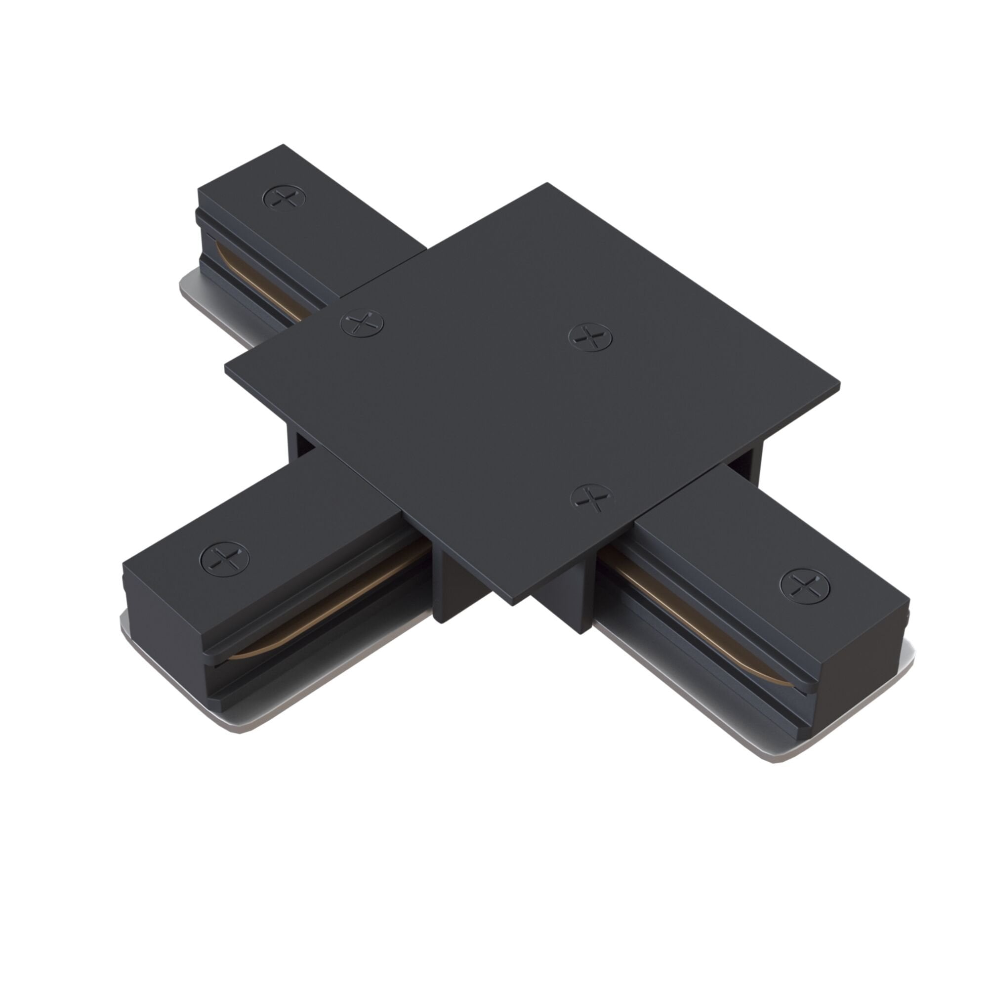 ideas4lighting Single Phase Track System T Shaped Connector - Black by ...