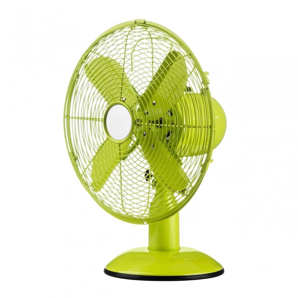 Clanbay Lime Green Desk Fan – ideas4lighting