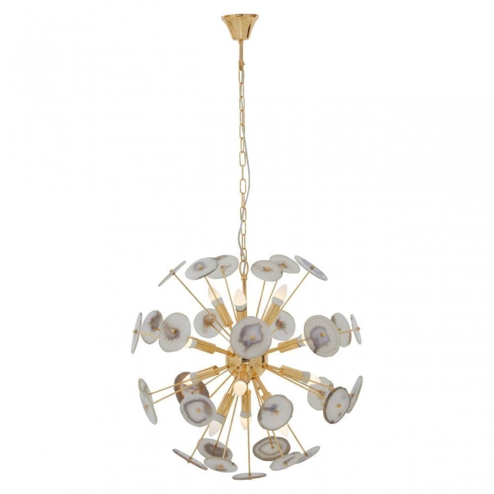 Clanbay Glamour Twelve Bulb Pendant Light – ideas4lighting