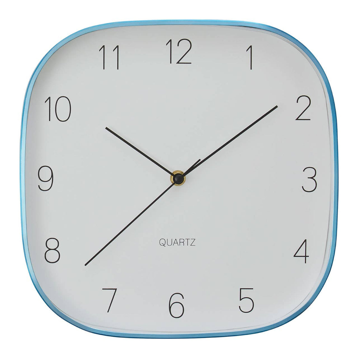 Clanbay Elko Square Blue Finish Case Wall Clock – ideas4lighting