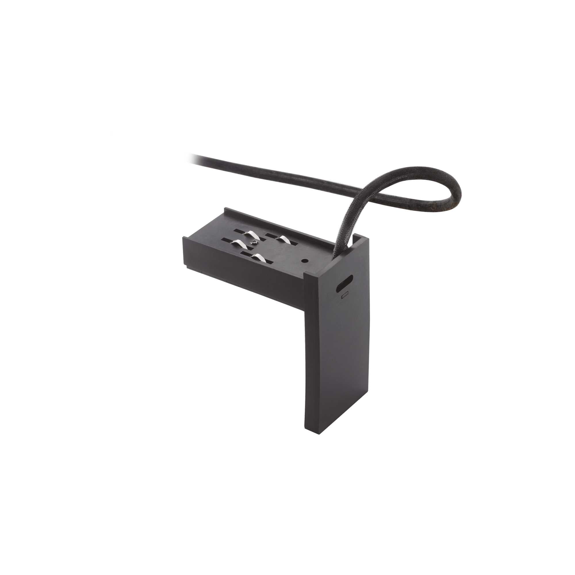 ARCA ENDCAP ELECTRIFIED FOR SURFACE / RECESSED Black