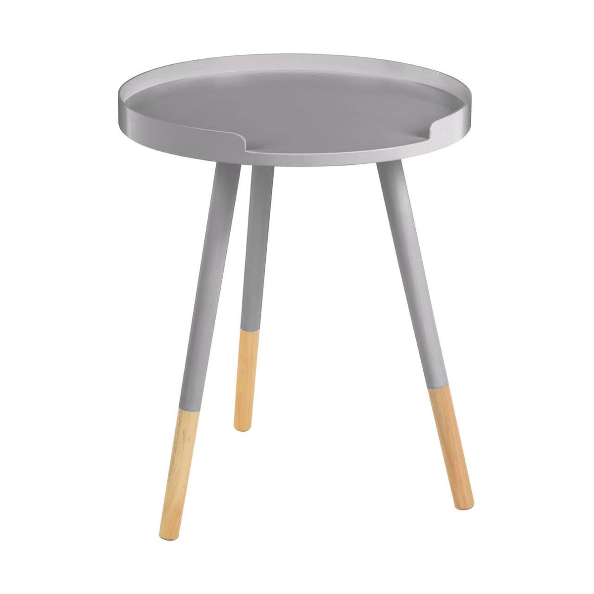 Clanbay Viborg Grey Round Side Table – ideas4lighting