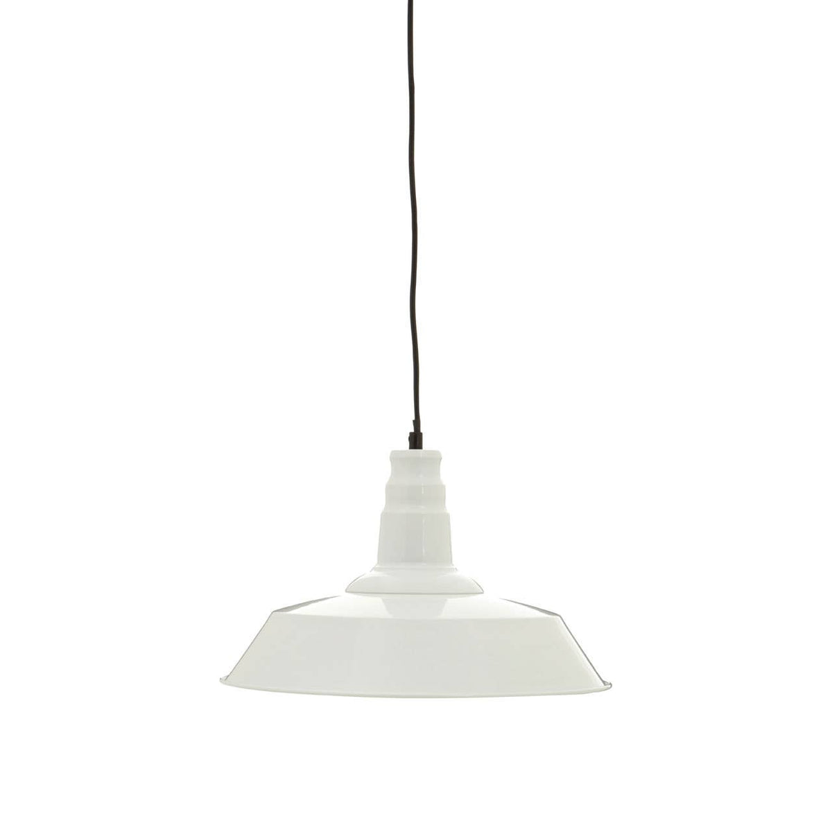 Clanbay Brant White Metal Pendant Light – ideas4lighting