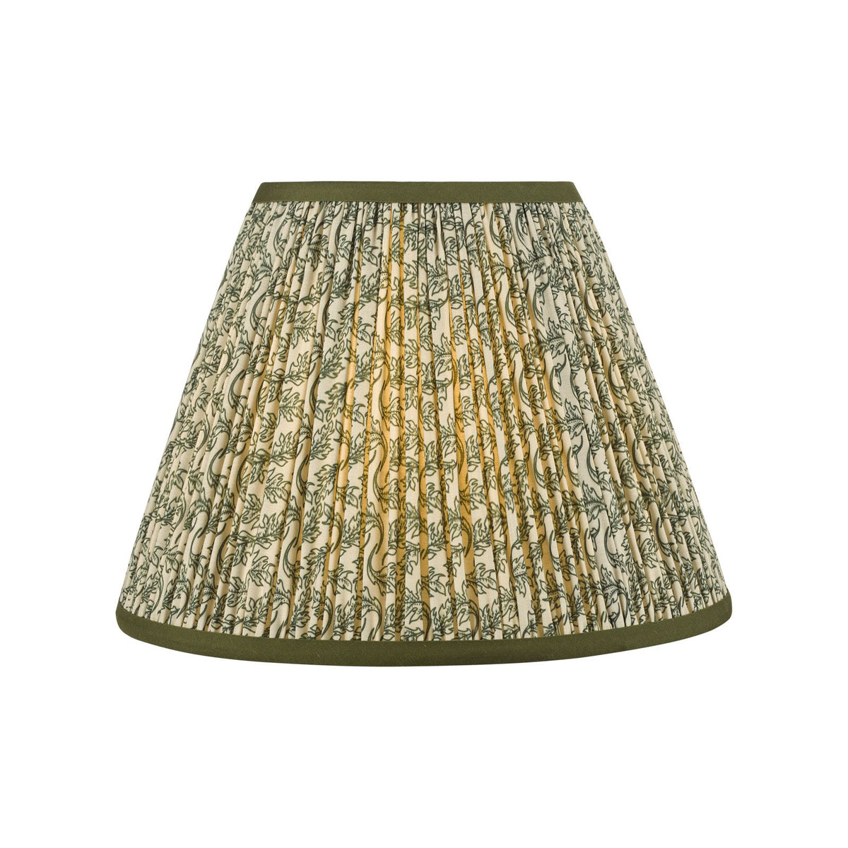 Esther Green Cotton Empire Shade 30cm 30cm – ideas4lighting