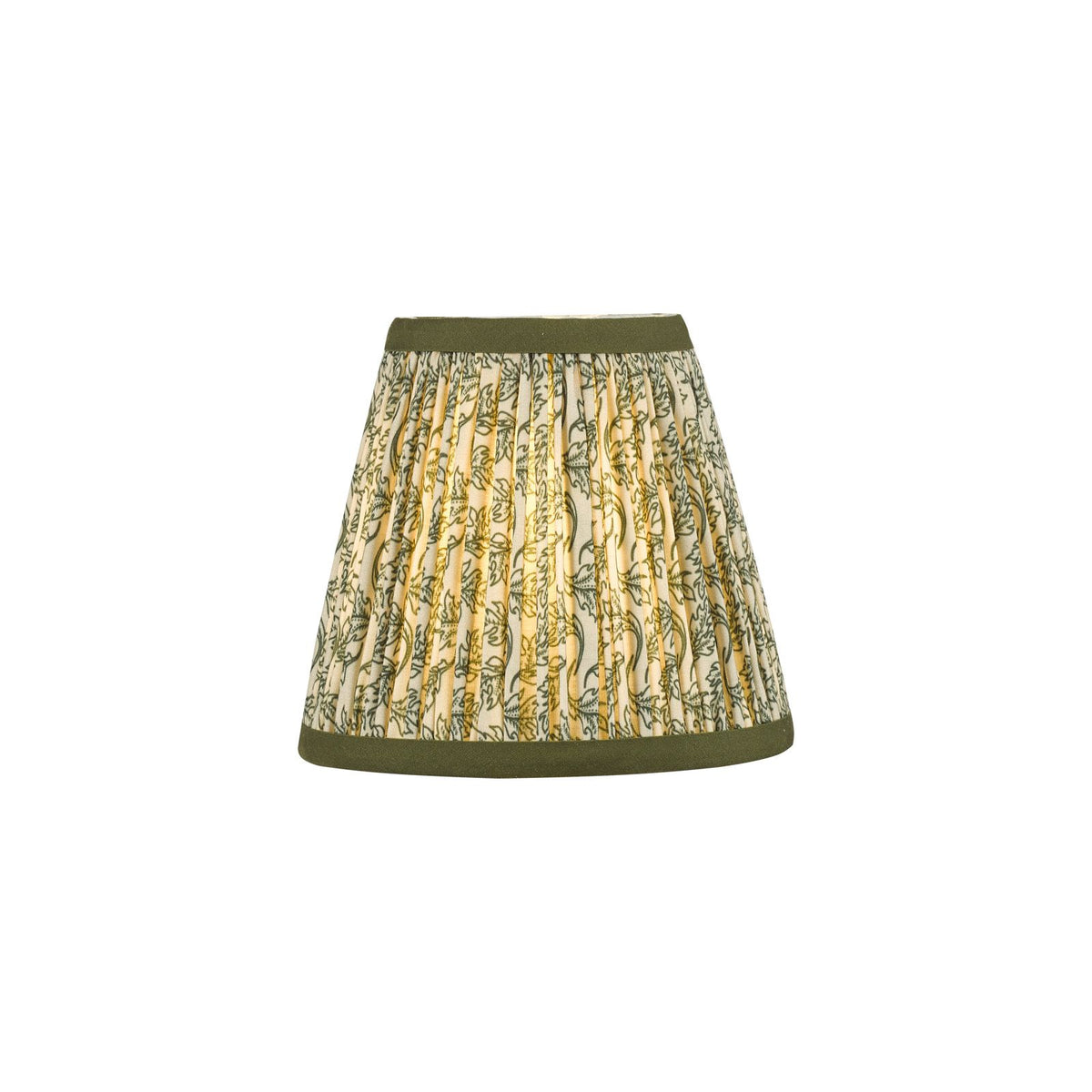 Esther Green Cotton Empire Shade 15cm 15cm – ideas4lighting
