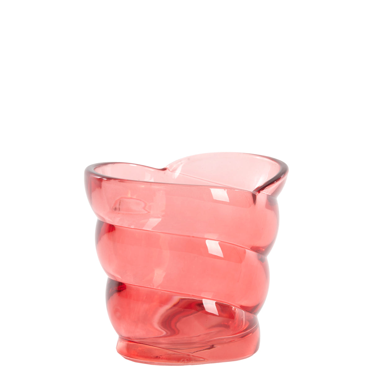 ideas4lighting Tealight 10x7x9 cm Malea Glass Red